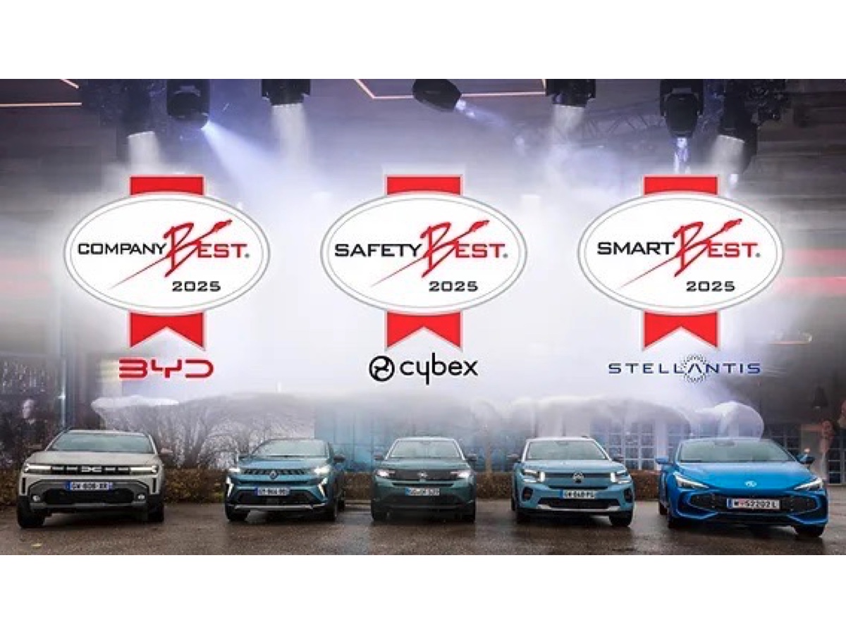 Autobest 2025: BYD awarded as "Companybest," Stellantis "Smartbest"