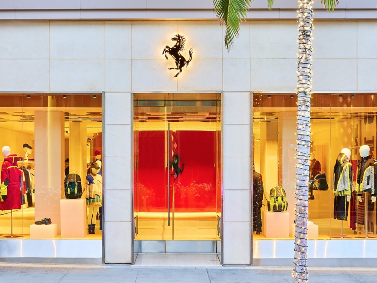 New Ferrari flagship stores in Milan and Los Angeles