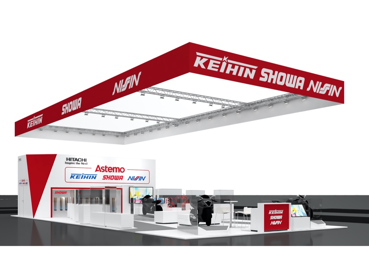 Hitachi Astemo at EICMA with products and technologies for motorcycles