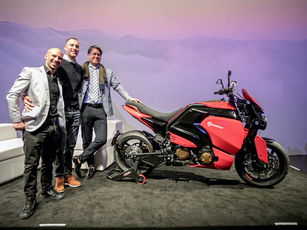 Giaguaro, Made in Italy electric motorcycle by Soriano Motori
