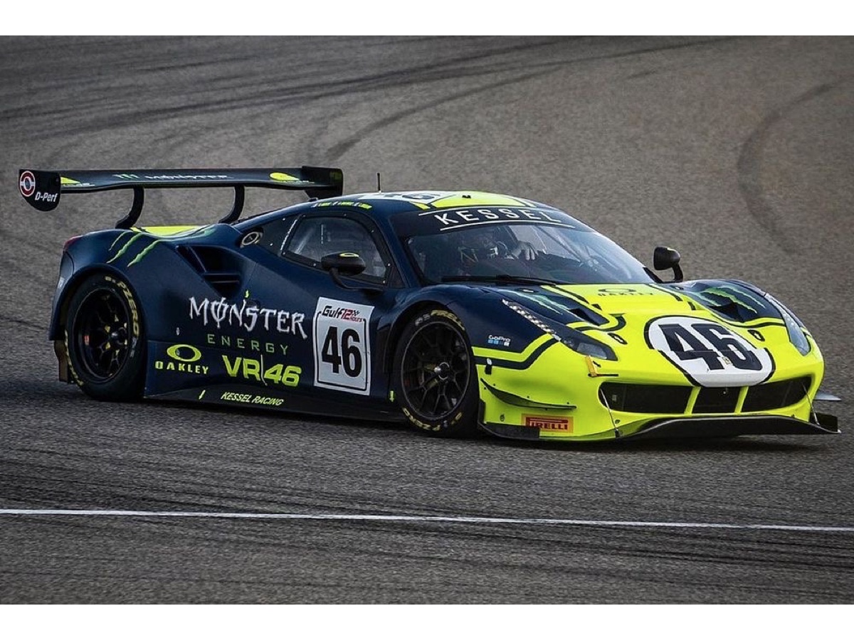 Valentino Rossi correrà la 12 Ore del Golfo con Kessel Racing