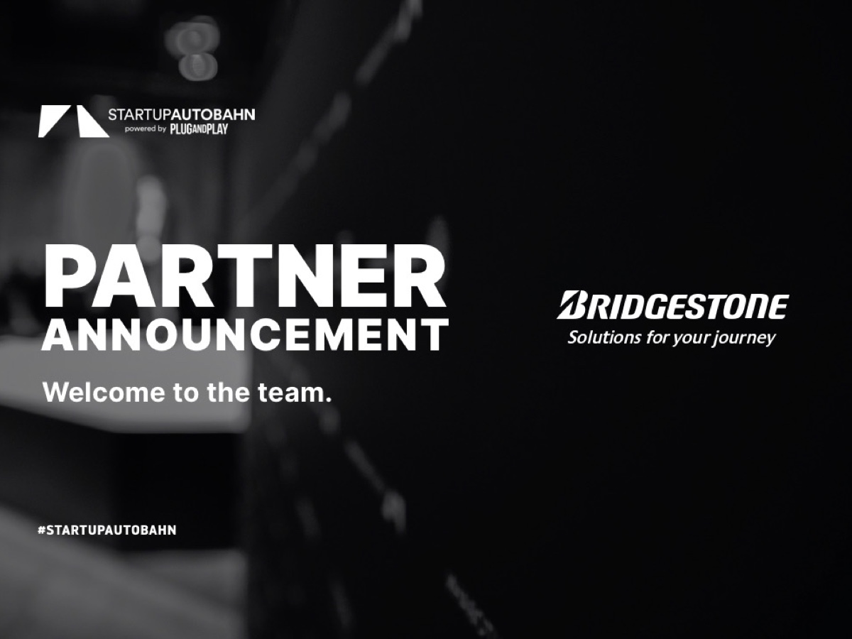Bridgestone partner di Startup Autobahn per innovare la mobilità