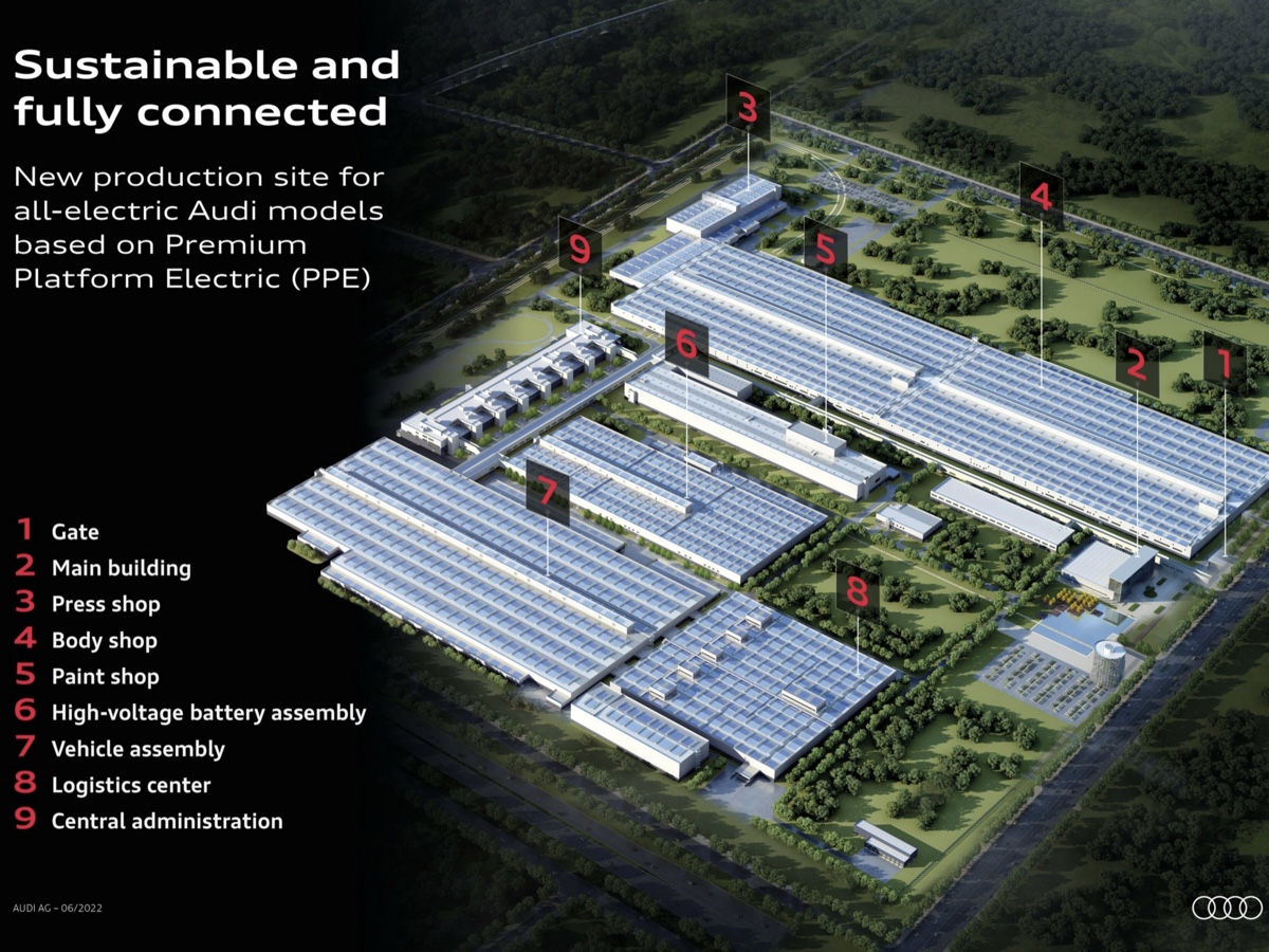 The new Audi FAW Chinese smart factory to open in 2024