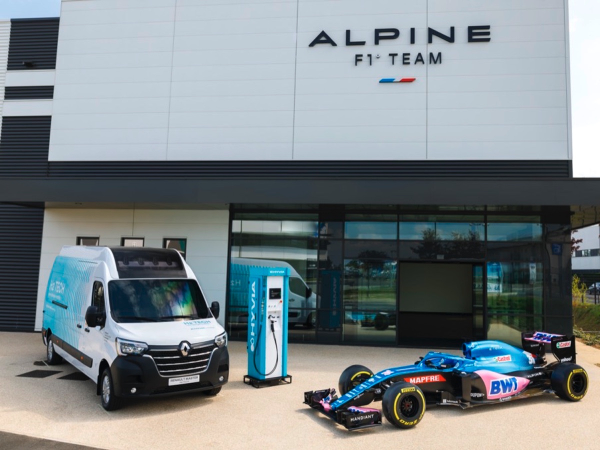 HYVIA official partner of the Alpine F1 Team in the French Grand Prix