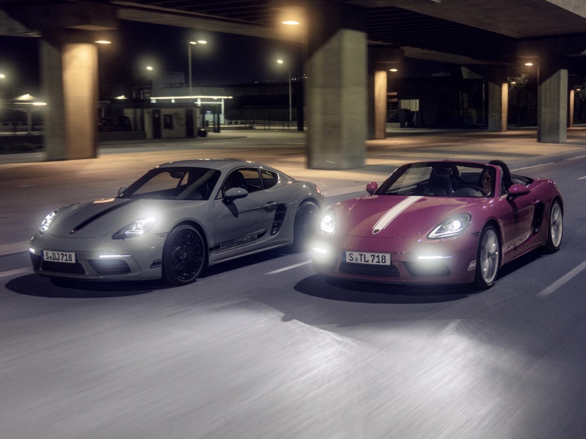 Colori accesi ed elementi a contrasto per le Porsche 718 Style Edition