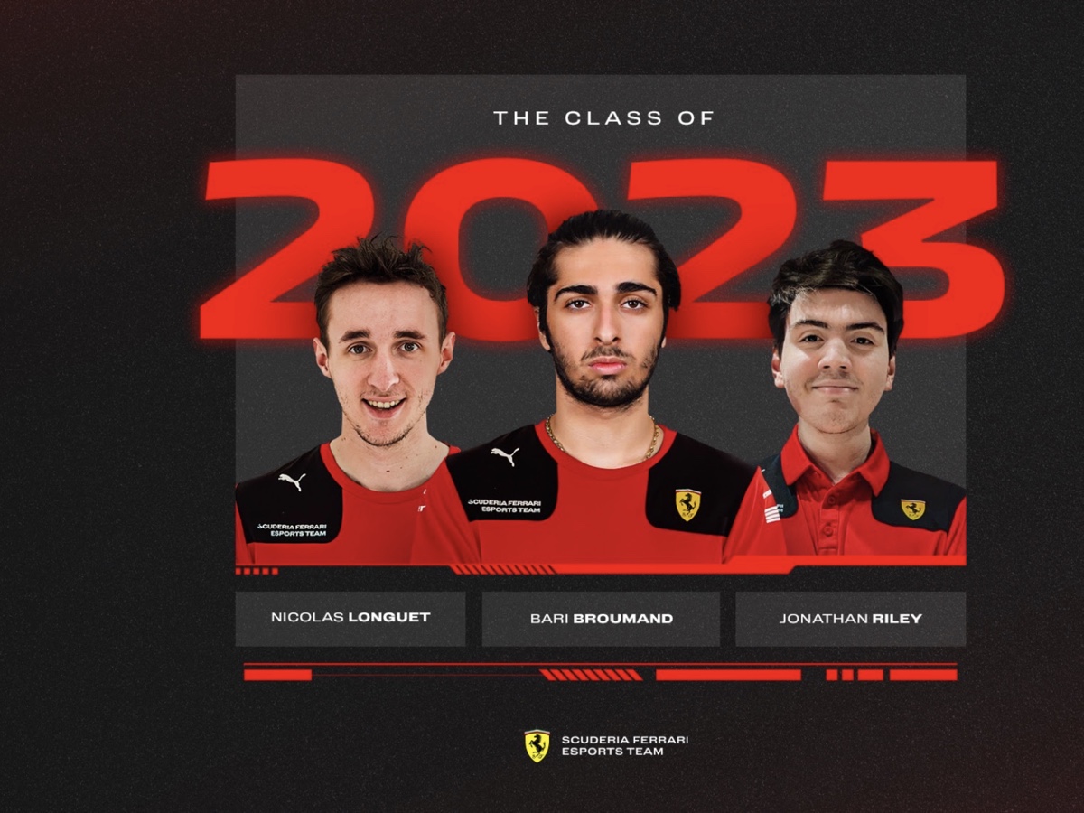Nuova line-up di piloti per il team Scuderia Ferrari Esports